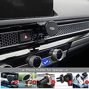 Beerte Car Phone Holder Fit for Honda Civic,Strong Magnetic Air Vent Phone Mount fit for Civic 2021-2023,Custom Phone Holder for Any inches Phones