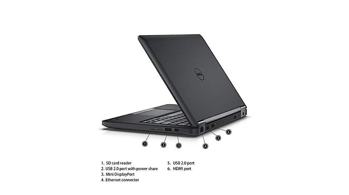 Dell Latitude E5250 Certified Renewed Laptop w/ i5, 8GB