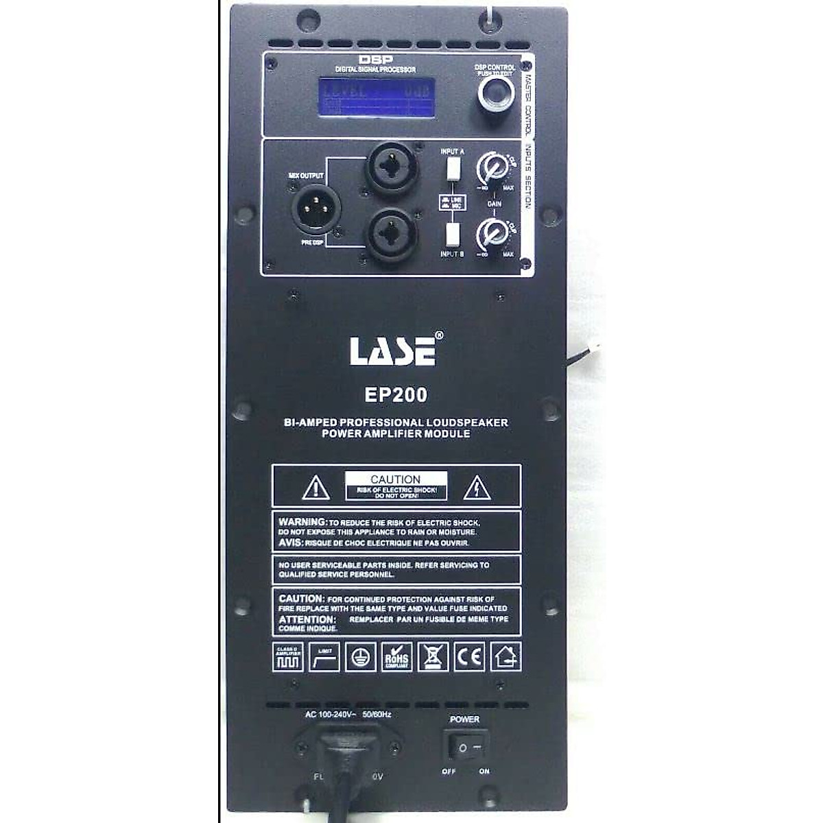 New ! Compatible Aftermarket Replacement Amplifier Module LASE - EP200 for Electro Voice EV - ELX 200-10P;ELX200-12P;ELX200-15P