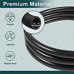 GASPRO 18FT Propane Hose Extension with 3/8" Female Flare on Both Ends and 6FT Propane Hose with Regulator for Gas Grill, Outdoor Heater, Camping Stove, Fire Pit, and More