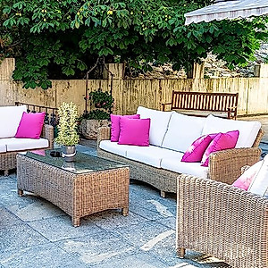 PATIKIL Wicker Repair Kit, Flat Synthetic Plastic Rattan Weaving Material for Garden Furniture Chair Table Sofa Storage Basket 0.55 LB, White