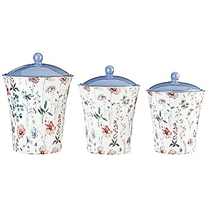 Certified International 3 Pc. Canister Set Ceramic Serveware, One Size, Multicolor