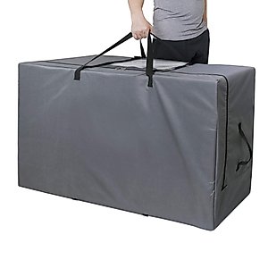 Cuddly Nest Folding Mattress Storage Bag - Heavy Duty Carry Case for Tri-Fold Guest Bed Mattress (Fits 6" Queen Mattress)