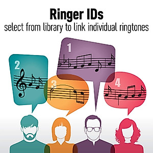 Panasonic KX-TGD532W Cordless Phone with Answering Machine - 2 Handsets (Renewed)