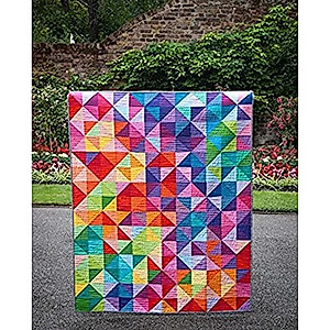 HANPATQUI 200PCS 4 x 4 inch Solid 100% Cotton Fat Quarters Fabric for Sewing and Quilting Bundles Precut Fabric Square for DIY Craft Patchwork