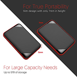 SP 1TB Rugged Portable External Hard Drive Armor A30, Shockproof USB 3.0 for PC, Mac, Xbox and PS4, Black