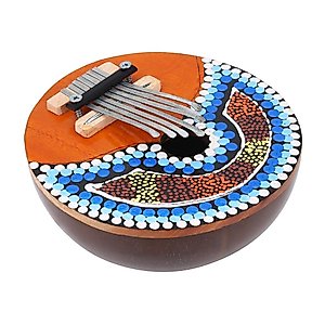 7 Key Thumb Piano Professional Portable Musical African Mbira Instrument for Music Lover