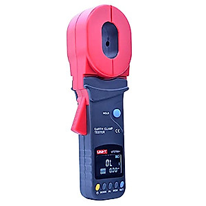 UNI-T UT276A+/ UT278A+ Clamp Earth Ground Tester, 4 Digits LCD Display Leakage Current 30A Earth Ground Resistance 1200Ω CAT III 300V CE, RoHS (UT278A+)