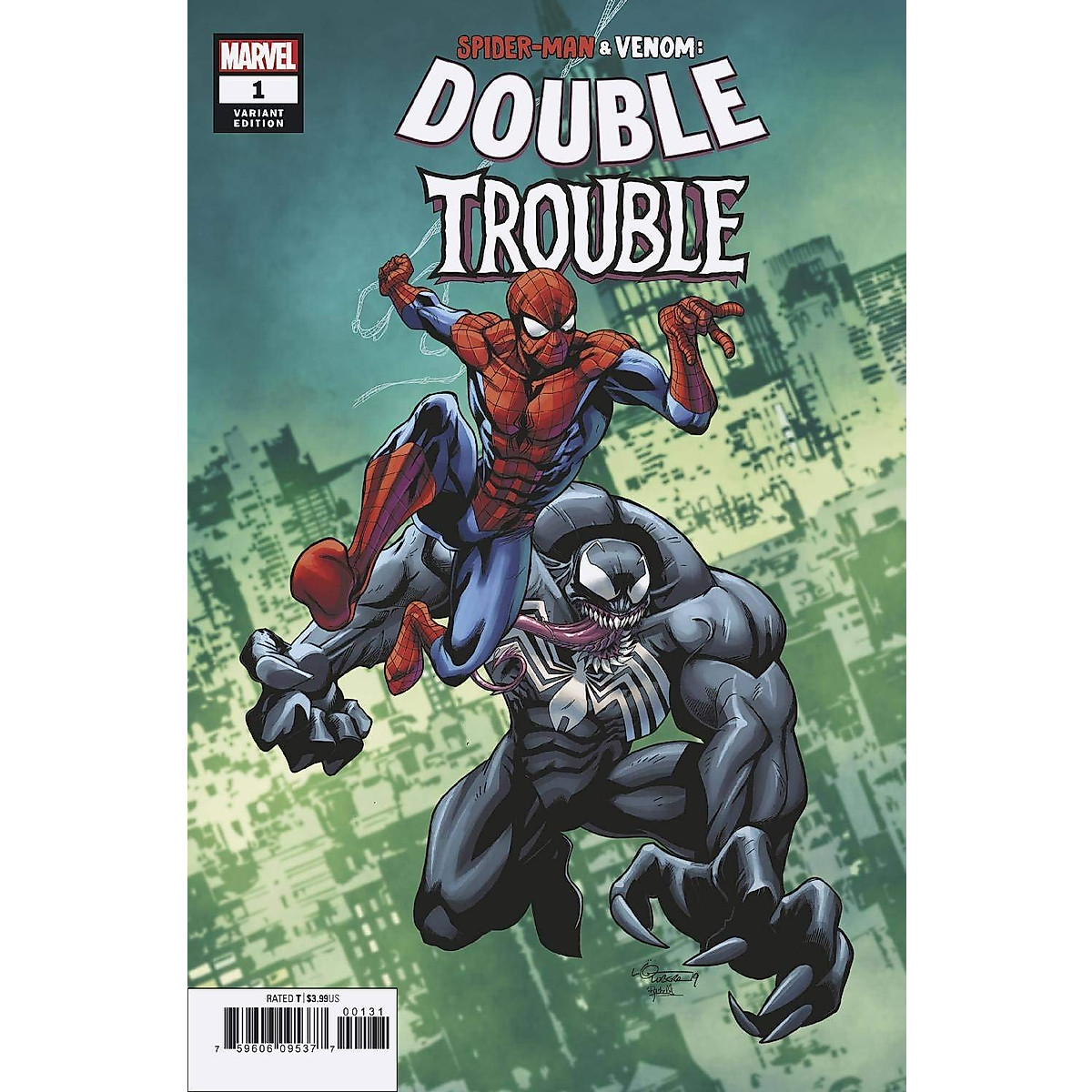 Spider-Man & Venom Double Trouble #1 Logan Lubera Variant Edition