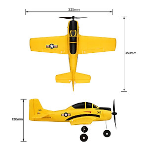 GoolRC RC Plane, WLtoys A210 RC Airplane, 2.4Ghz 4 Channel Remote Control Airplane with 6 Axis Gyro, RC Aircraft Model Flight Toys, Easy & Ready to Fly for Adults and Beginners