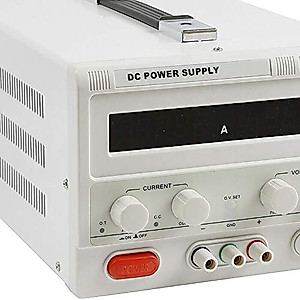 DC Power Supply Variable Regulated Power Supply Lab Bench Power Supply Continuously Adjustable Hand-held Circuit Design LCD Display 110V 0-30V 0-20A