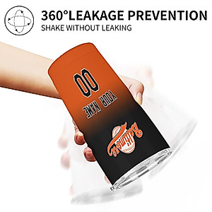 Custom Car Tumbler,Tumblers Stainless Steel 20.8oz,Personalized Baseball Cup,Sports Travel Coffee Mug,Customized Presents Gifts for Mother's Day Friends Fan Players Coach Lovers,Custom Number and Name