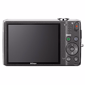 Nikon Coolpix S6800 Compact Digital Camera - White (16.0MP, 12x Optical Zoom) 3.0 inch LCD with Wi-Fi