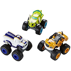 Fisher-Price Nickelodeon Blaze & The Monster Machines, 3 Pack Die-Cast Pack #2