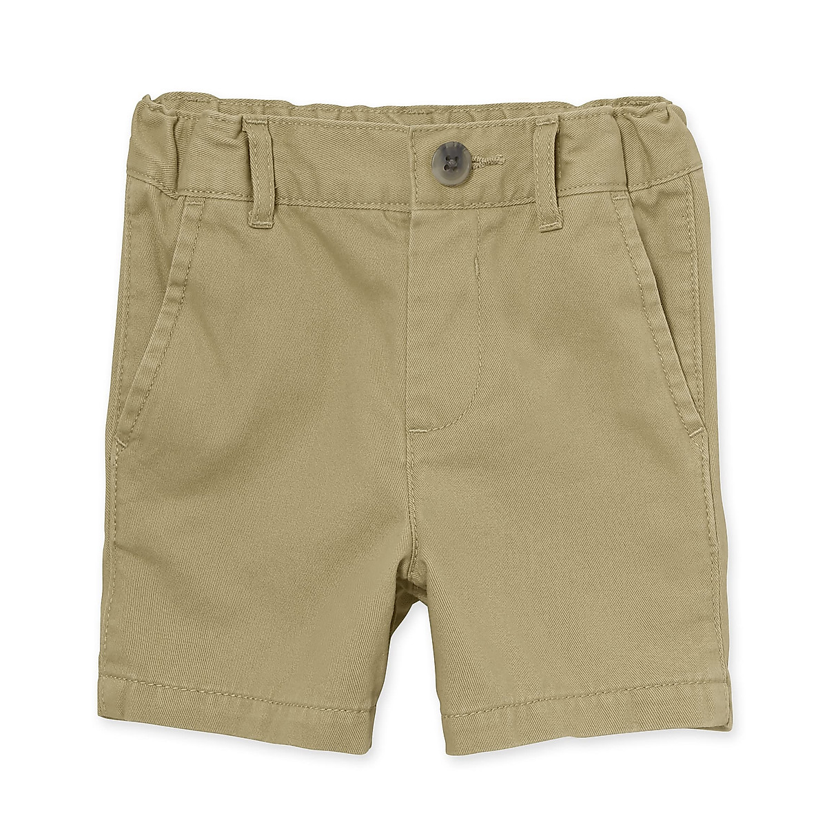 The Children's Place baby boys And Toddler Chino Shorts, Flax Single, 12-18 Months US