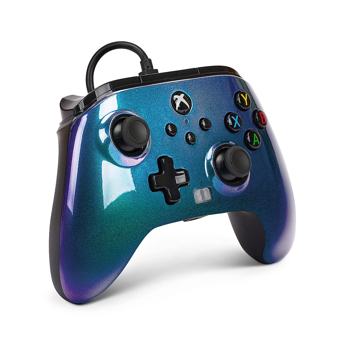 PowerA Enhanced Wired Controller for Xbox Series X|S - Aurora Borealis, gamepad, video game /gaming controller