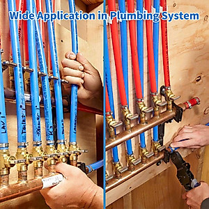 100PCS 3/4 Inch PEX Cinch Clamps Rings, 304 Stainless Steel PEX Fitting Clamps Pinch Clamps Ring Pex Crimp Rings for PEX Tubing Pipe Fitting Connections (Silver -3/4inch(100PCS))