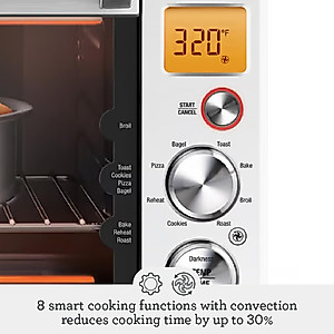Breville BOV670BSS Smart Oven Compact Convection, Brushed Stainless Steel (Renewed)