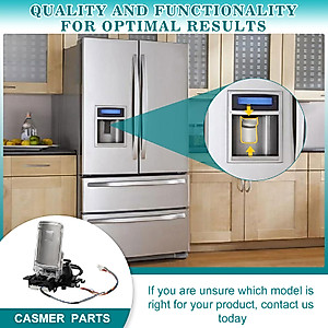 DA97-12628N Refrigerator Lever Dispenser Assembly For RF31FMEDBSR/AA-03 RF31FMEDBWW/AA-00 Refrigerator Water and Ice Dispenser Lever Compatible with Samsung Refrigerator Part