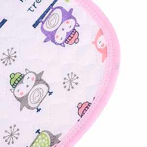 Baby Waterproof Bed Pad Reusable Bed Wetting Incontinence Cover Washable Mattress Pad Breathable Cotton Pee Pads Protector Heavy Absorbency Cartoon Urine Bed Underpad Toddler Dipper Changing Pad