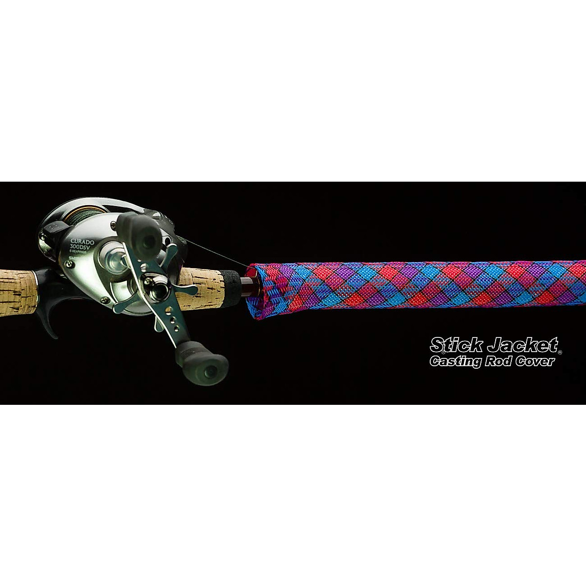 RITE-HITE Orin Briant Stick Jacket Fishing Rod Covers - Ltd Casting Stick Jacket, Comes in a Variety of Colors; Keeps Your Rod Safe and Tangle Free (Contusion)