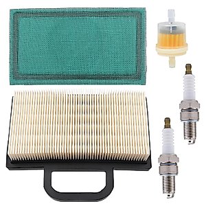 Bynor 499486 499486S 698754 Air Filter 273638 273638s Pre Filter for BS 691007 695667 Lawn Mower Tractor 18-26 HP Intek V-twin Engine Husqvarna 531307044 577513501 Air Cleaner