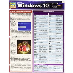 Microsoft Windows 10 Tips & Tricks (Quick Study Computer)