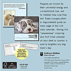 Puppies 2020 Day-to-Day Calendar