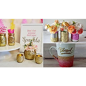 Glitter - 10 Count Fine Glitter Set - 4oz Shaker Bottles Glitter for Resin, Glitter for Crafts - Glitter Shaker Bottle, Glitter for Tumblers, Craft Glitter for Scrapbooking - Bulk Glitter Set