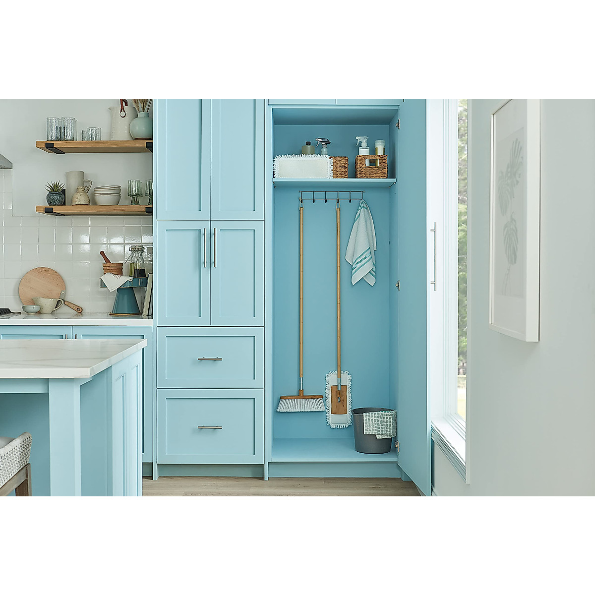 ClosetMaid Household Hang Up Wall Mounted Hook Rack, 5.8 x 18.4 x 3.8 inches, Silver