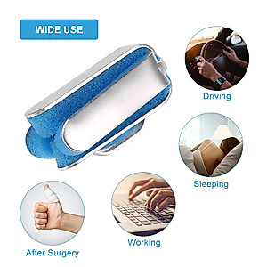 Zyyini Finger Splints, 4-Sided Aluminium Finger Hand Splint Finger Support Brace for Broken Fingers Joint Protection Finger Injury Protector(S)