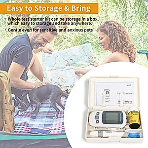 URIT Pet Blood Glucose Meter for Dog Cat with 50 Test Strips, Blood Suger Monitor Kit,Blood Glucose Monitoring System for Dog/Cat Diabetes.