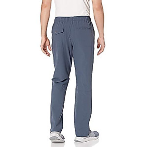 Speedo Men's Pants Full Length Tech Team Warm Up , Granite, Medium