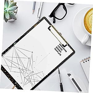 MAGICLULU 3pcs Paper Folder Folders File Office Size A Storage Board Clip Clipboard Writing Case Document Holder Letter Portable Low Clipboards Conference Exam Fashion for Practical with