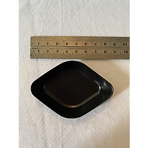 Diamond Weighing Boats, W-D30-BA-50, 30ml, Medium,Black, Anti-Static, Pack of 50