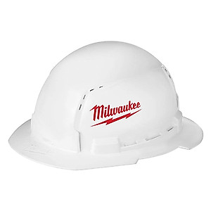 Bolt White Type 1 Class C Full Brim Vented Hard Hat