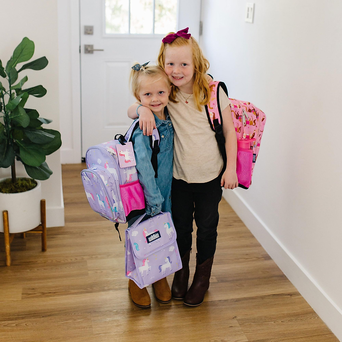 Wildkin 12-Inch Kids Backpack for Boys & Girls, Perfect for Daycare and Preschool, Toddler Bags Features Padded Back & Adjustable Strap, Ideal for School & Travel Backpacks (Unicorn)