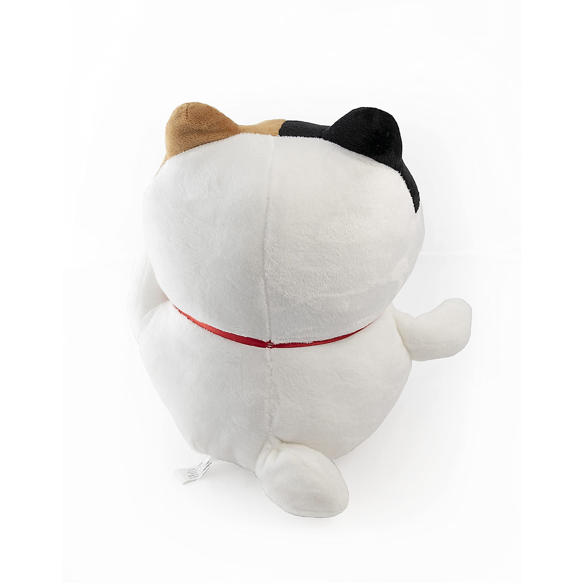 Mango Steam 11" Adorable Kawaii Lucky Cat Plush with Waving Arm - Soft and Hypoallergenic (White)