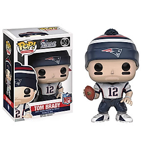 POP Football: Patriots - Wave 3 Tom Brady Funko Vinyl Figure (Bundled with Compatible Box Protector Case)