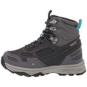 Vasque Kids Breeze Waterproof Hiking Boot, Magnet/Baltic, 2 Medium