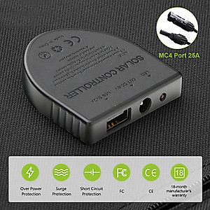 ALLPOWERS 700W Power Station with Solar Panel Included, 606Wh Solar Generator with Portable Solar Panel 18V 140W for Camping 12V Battery Laptop Phone RV Christmas Lights