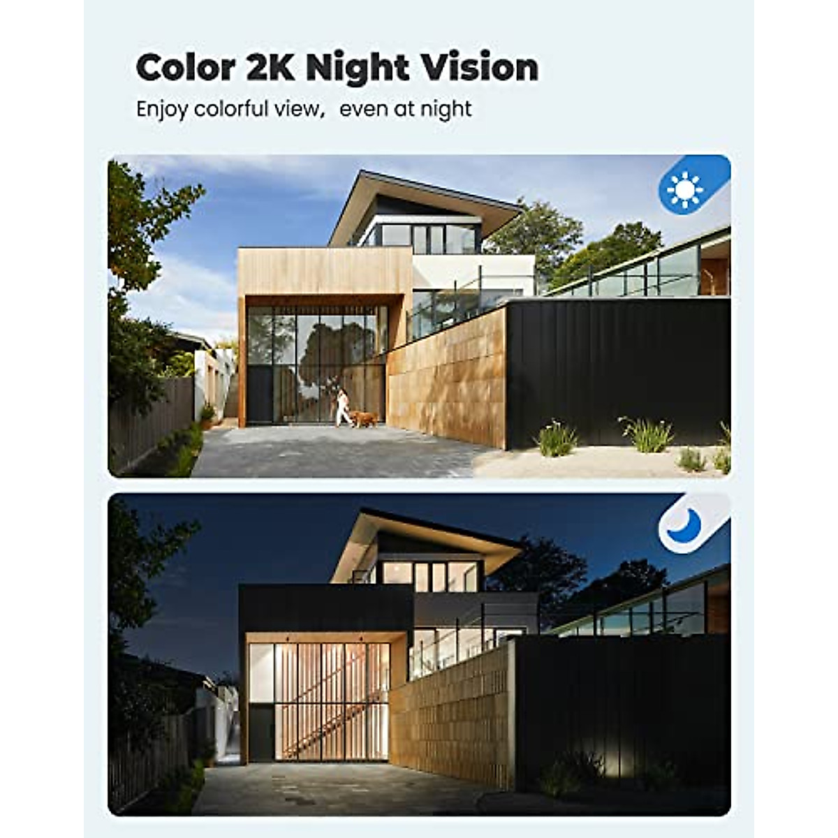 Security Camera Wireless Outdoor,2K Solar Security Camera,Battery Powered Surveillance Cameras for Home with Night Vision,PTZ Control,2-Way Audio,Motion Detection,Compatible with Alexa(2 Pack)