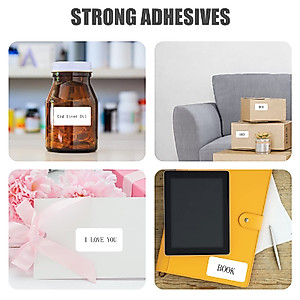 2x1 Thermal Labels, White Self Adhesive Label Stickers for Barcodes Address Shipping, Compatible with Zebra & Rollo Desktop Label Printers, 1300/Roll (1 Roll)