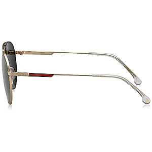 Carrera CARRERA 1025/S PEF Gold/Green CARRERA 1025/S Pilot Sunglasses Lens Ca , 59mm