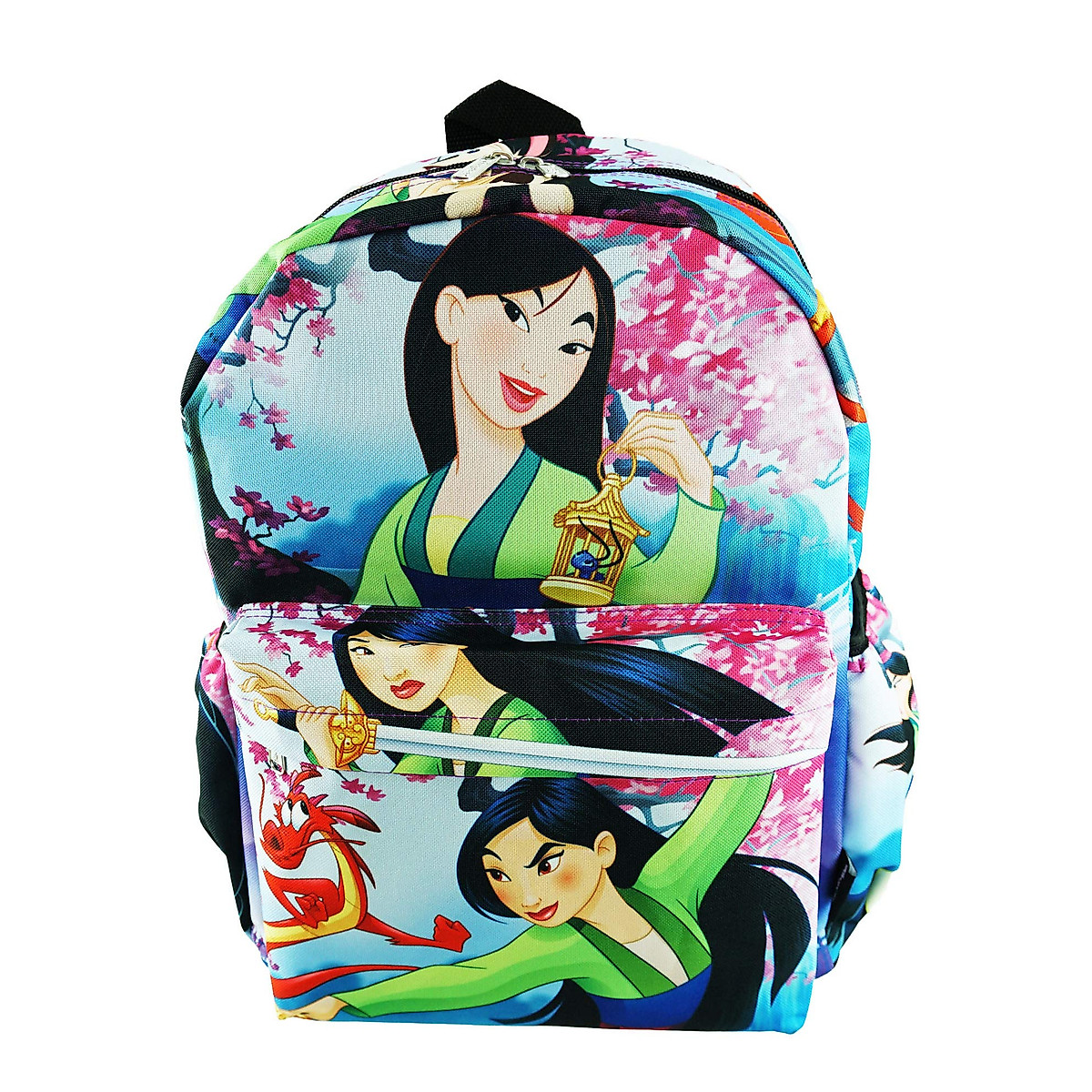 Disney Princess Mulan Deluxe Oversize Print Large 16" Backpack with Laptop Compartment - A19733