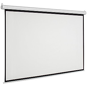 Auto Motorized Projector Screen, HD Portable Projection Screen with Remote Control, Wall/Ceiling Mounted Electric Movie Screen Wrinkle-Free, Great for Home Office Theater TV Usage (80" x 45")