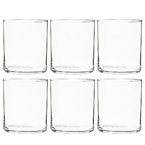 東洋佐々木ガラス Toyo Sasaki Glass P-33103HS-JAN Whiskey Glass, Rock Glass, Silk Line, 10.1 fl oz (310 ml), Set of 6, On the Rock, Shatter-Resistant, Cup, Made in Japan, Dishwasher Safe