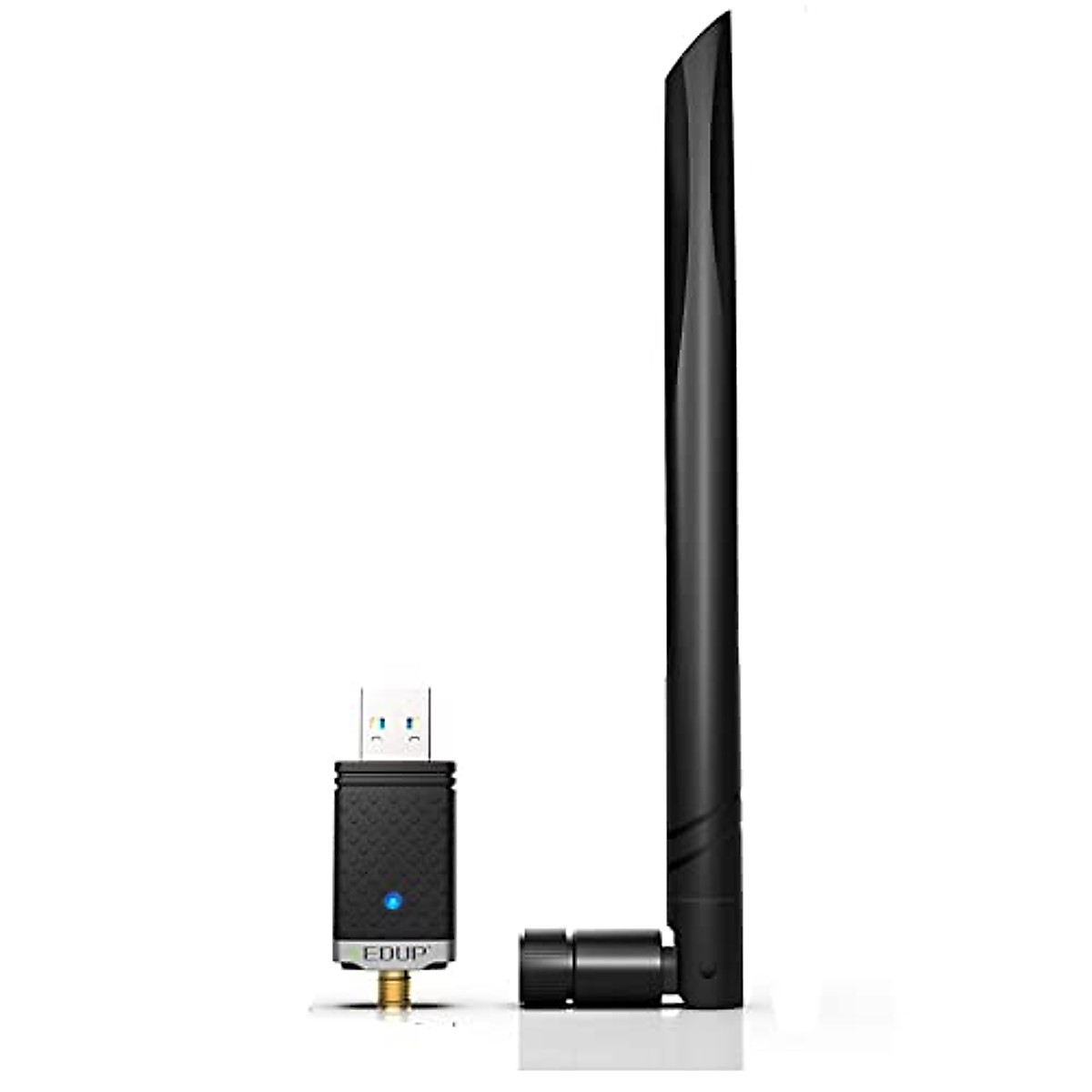 EDUP USB 3.0 Wi-Fi Adapter AC1300Mbps WiFi Dongle 802.11 ac Wireless Network Adapter with Dual Band 2.4GHz/ 5.8GHz 5dBi Antenna for Desktop Windows XP/Vista / 7/8.1/10 / Mac 10. 6-10.15