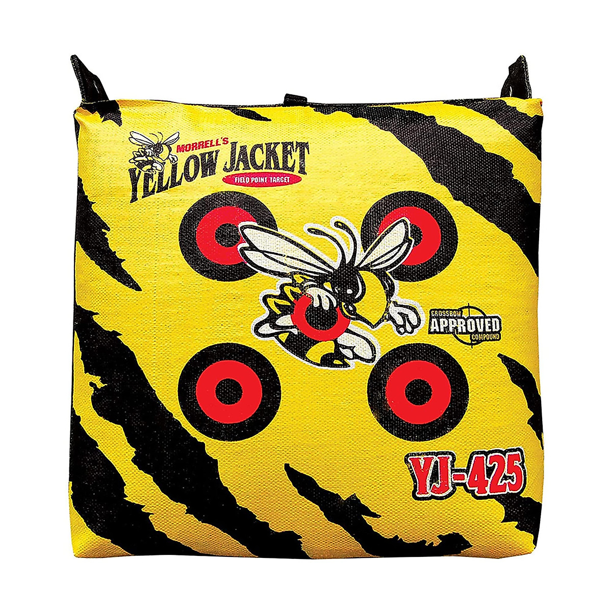 Morrell Outdoor Field Point Archery Target with Range Practice Shooting, 30 Inch Bag, and Target Stand, Yellow