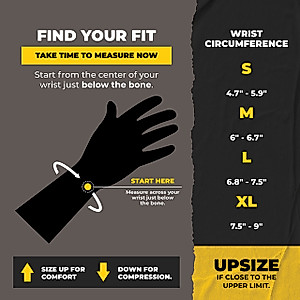 CopperJoint Wrist Brace for Carpal Tunnel Relief - Wrist Compression Sleeve and Tennis Wrist Support - Ideal for Tendonitis, Golf, Yoga, Typing and Gaming - Copper Infused Nylon (Pair, Medium)